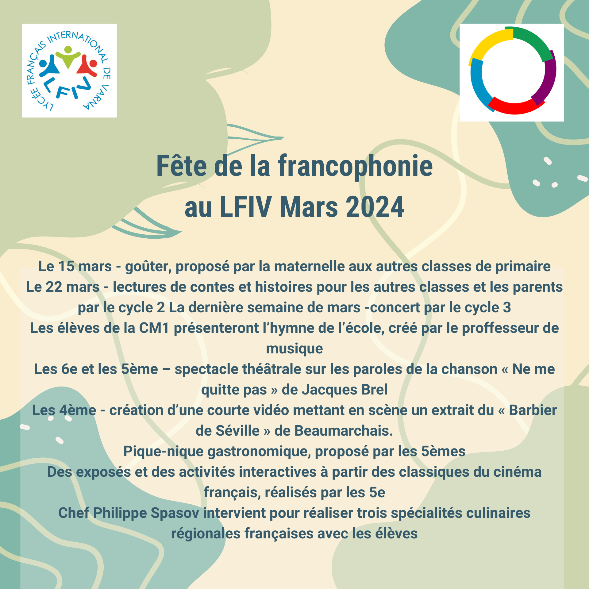 Mois de la francophonie 2024